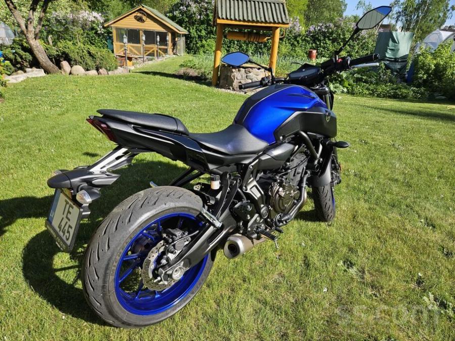 Yamaha MT 07 2019 in Riga, with an engine capacity of 0.69 L and mileage of 0 thousand km for 5200 €, photo 6 on AUTOMOTO.COM.LV