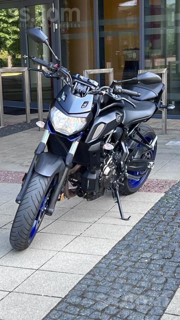 Yamaha MT 07 2019 in Ventspils, with an engine capacity of 0.70 L and mileage of 0 thousand km for 4400 €, photo 4 on AUTOMOTO.COM.LV