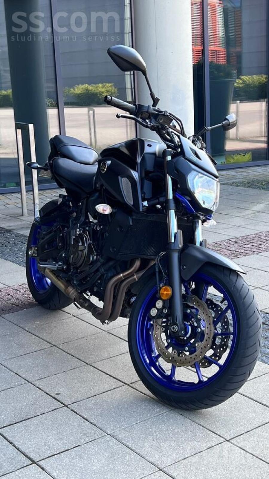 Yamaha MT 07 2019 in Ventspils, with an engine capacity of 0.70 L and mileage of 0 thousand km for 4400 €, photo 6 on AUTOMOTO.COM.LV