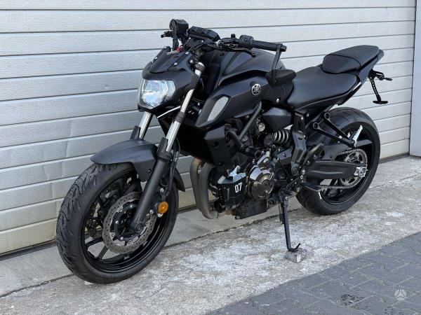 Yamaha MT 07 2019 in Vilkaviskis, with an engine capacity of 0.70 L and mileage of 25 thousand km for 4300 €, photo 1 on AUTOMOTO.COM.LV