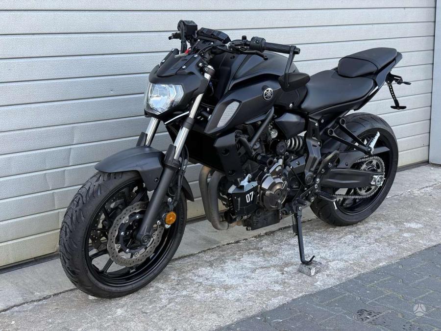Yamaha MT 07 2019 in Vilkaviskis, with an engine capacity of 0.70 L and mileage of 25 thousand km for 4300 €, photo 1 on AUTOMOTO.COM.LV