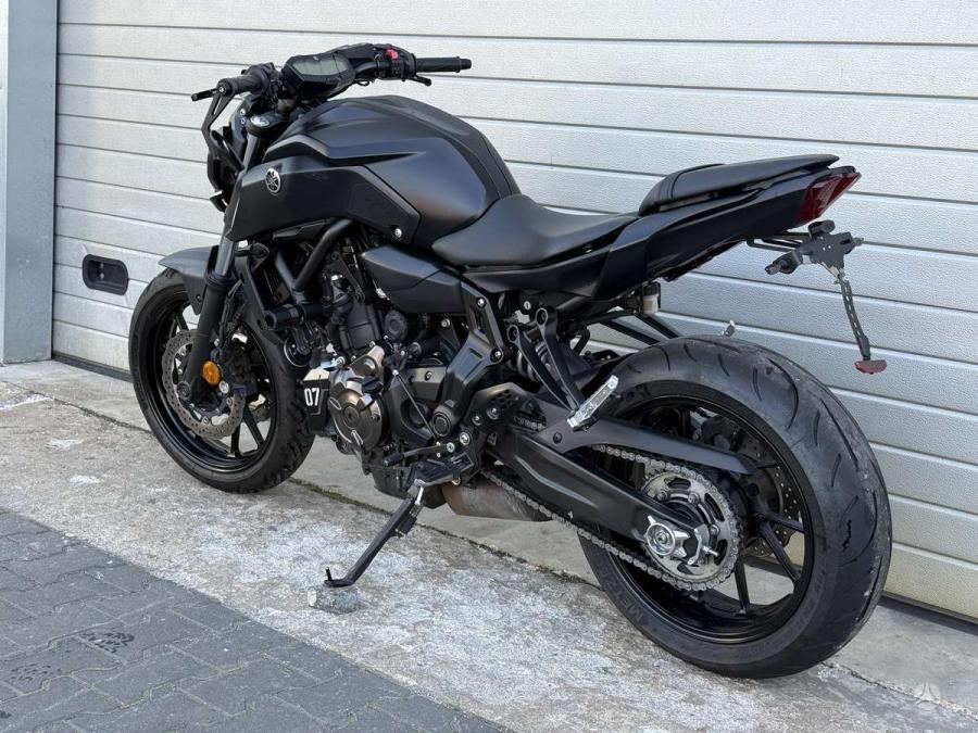 Yamaha MT 07 2019 in Vilkaviskis, with an engine capacity of 0.70 L and mileage of 25 thousand km for 4300 €, photo 4 on AUTOMOTO.COM.LV