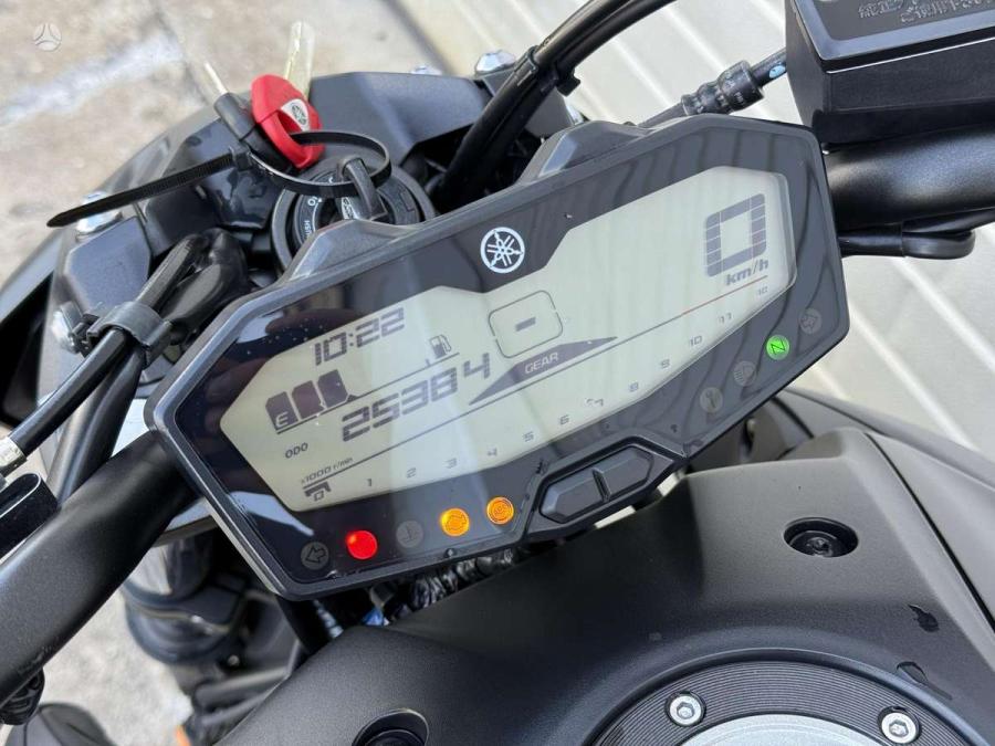 Yamaha MT 07 2019 in Vilkaviskis, with an engine capacity of 0.70 L and mileage of 25 thousand km for 4300 €, photo 14 on AUTOMOTO.COM.LV
