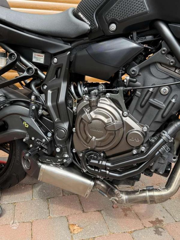 Yamaha MT 07 2019 in Lazdijai, with an engine capacity of 0.70 L and mileage of 22 thousand km for 5250 €, photo 3 on AUTOMOTO.COM.LV