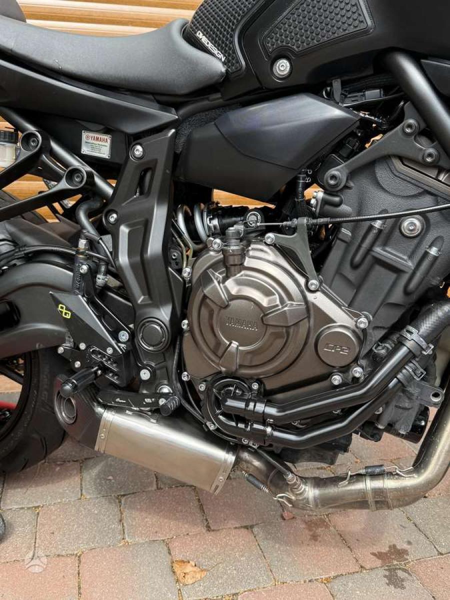 Yamaha MT 07 2019 in Lazdijai, with an engine capacity of 0.70 L and mileage of 22 thousand km for 5250 €, photo 4 on AUTOMOTO.COM.LV
