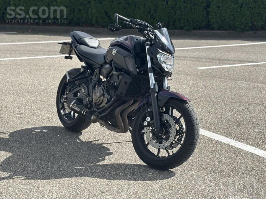 Yamaha MT 07 2019 in Riga, with an engine capacity of 0.69 L and mileage of 0 thousand km for 4600 €, photo 1 on AUTOMOTO.COM.LV