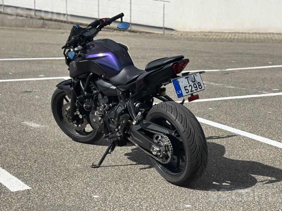 Yamaha MT 07 2019 in Riga, with an engine capacity of 0.69 L and mileage of 0 thousand km for 4600 €, photo 5 on AUTOMOTO.COM.LV
