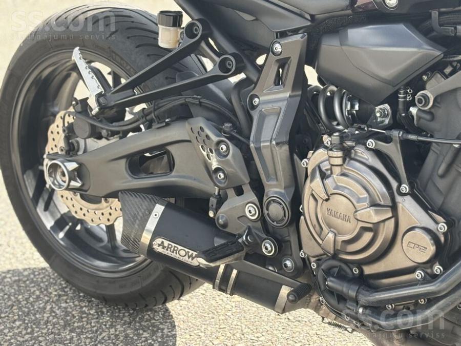 Yamaha MT 07 2019 in Riga, with an engine capacity of 0.69 L and mileage of 0 thousand km for 4600 €, photo 6 on AUTOMOTO.COM.LV
