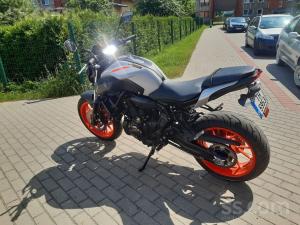 Yamaha MT 07 2020 Rīga, ar dzinēja tilpumu 0.70 L un nobraukumu 0 tūkst. km par 5700 €, foto  vietnē AUTOMOTO.COM.LV