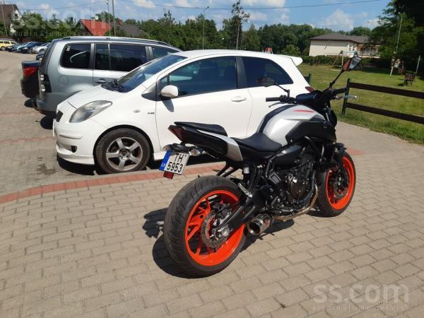 Yamaha MT 07 2020 in Riga, with an engine capacity of 0.70 L and mileage of 0 thousand km for 5700 €, photo 2 on AUTOMOTO.COM.LV