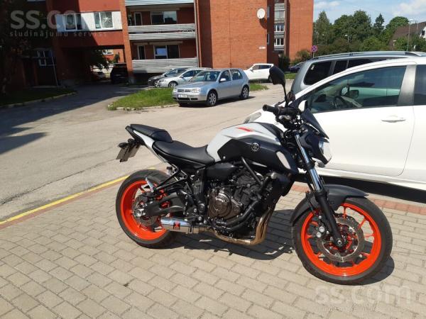 Yamaha MT 07 2020 in Riga, with an engine capacity of 0.70 L and mileage of 0 thousand km for 5700 €, photo 3 on AUTOMOTO.COM.LV