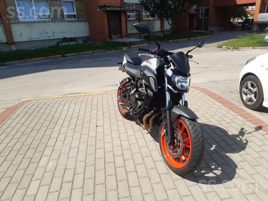 Yamaha MT 07 2020 Rīga, ar dzinēja tilpumu 0.70 L un nobraukumu 0 tūkst. km par 5700 €, foto 5 vietnē AUTOMOTO.COM.LV