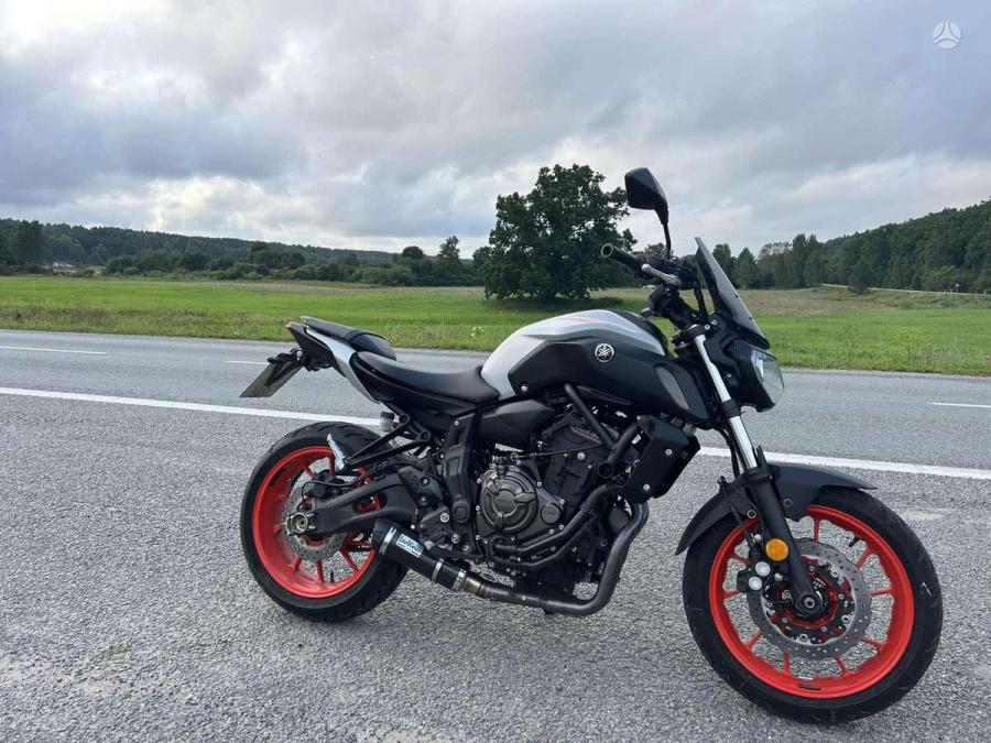 Yamaha MT 07 2020 in Klaipeda, with an engine capacity of 0.70 L and mileage of 14 thousand km for 5300 €, photo 1 on AUTOMOTO.COM.LV