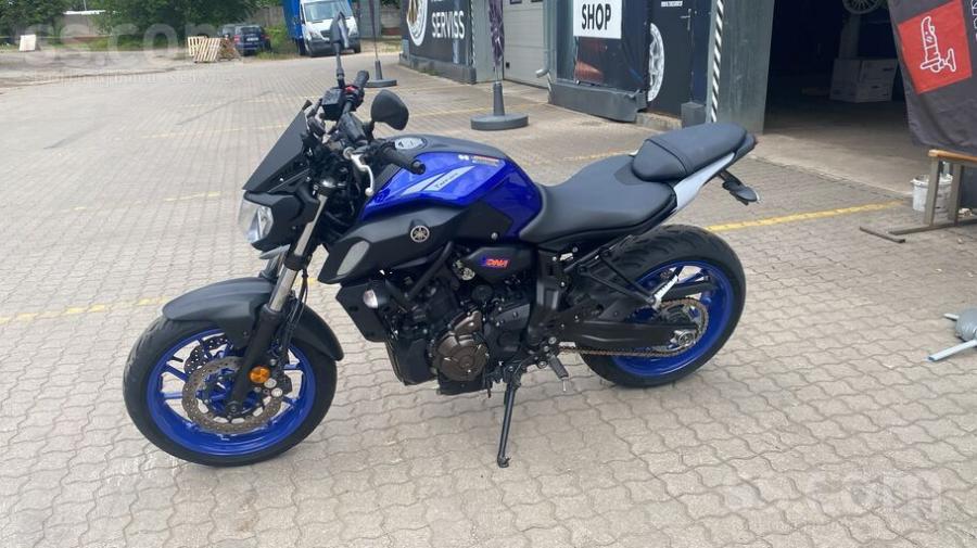 Yamaha MT 07 2020 in Riga, with an engine capacity of 0.70 L and mileage of 0 thousand km for 5000 €, photo 1 on AUTOMOTO.COM.LV