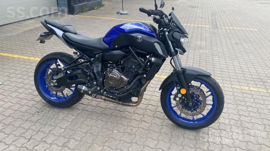 Yamaha MT 07 2020 in Riga, with an engine capacity of 0.70 L and mileage of 0 thousand km for 5000 €, photo 3 on AUTOMOTO.COM.LV