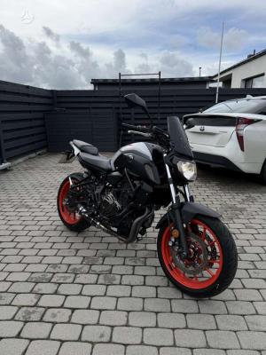 Yamaha MT 07 2020 Klaipėda, ar dzinēja tilpumu 0.70 L un nobraukumu 15 tūkst. km par 5400 €, foto  vietnē AUTOMOTO.COM.LV