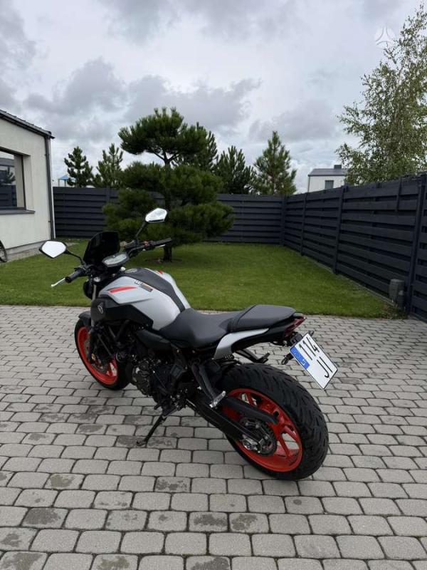 Yamaha MT 07 2020 Klaipėda, ar dzinēja tilpumu 0.70 L un nobraukumu 15 tūkst. km par 5400 €, foto 3 vietnē AUTOMOTO.COM.LV