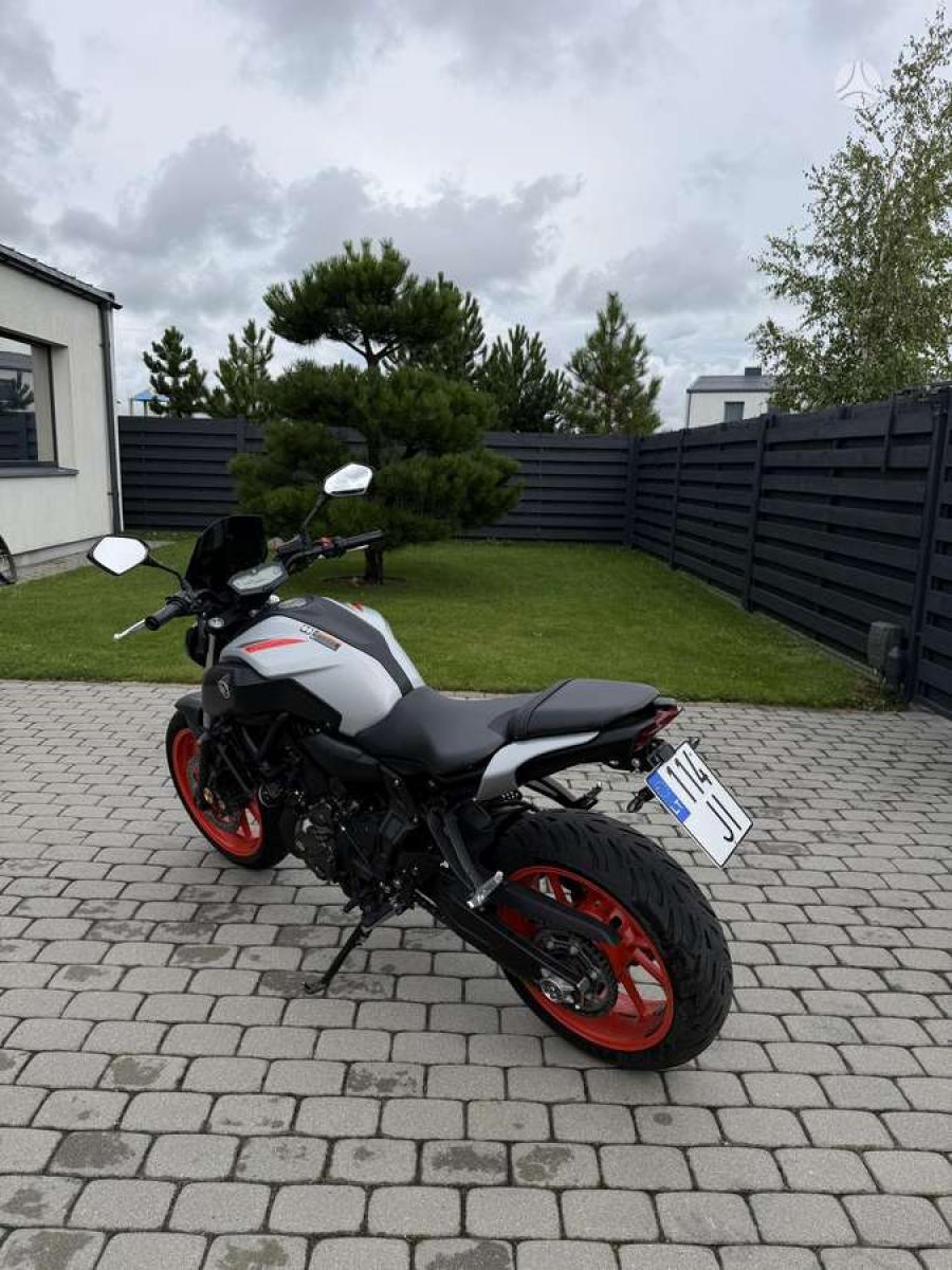 Yamaha MT 07 2020 Klaipėda, ar dzinēja tilpumu 0.70 L un nobraukumu 15 tūkst. km par 5400 €, foto 3 vietnē AUTOMOTO.COM.LV