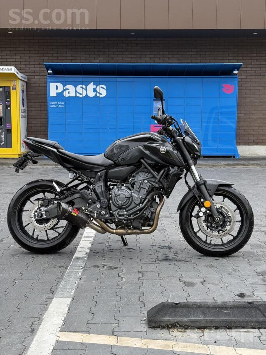Yamaha MT 07 2021 in Riga, with an engine capacity of 0.69 L and mileage of 0 thousand km for 6100 €, photo 1 on AUTOMOTO.COM.LV