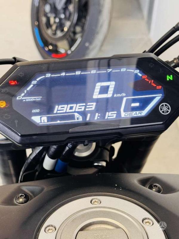 Ямаха MT 07 2021 в Каунас, объемом двигателя 0.69 л и пробегом 19 тыс. км за 4790 €, фото 8 на AUTOMOTO.COM.LV