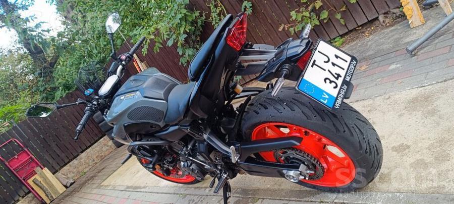 Yamaha MT 07 2021 Ogre, ar dzinēja tilpumu 0.70 L un nobraukumu 0 tūkst. km par 6300 €, foto 2 vietnē AUTOMOTO.COM.LV
