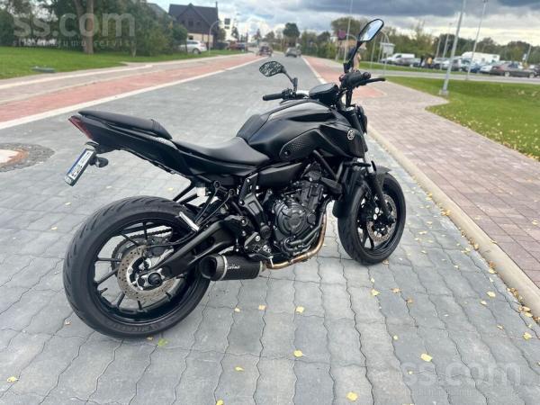 Yamaha MT 07 2022 in Jelgava, with an engine capacity of 0.69 L and mileage of 0 thousand km for 6400 €, photo 5 on AUTOMOTO.COM.LV