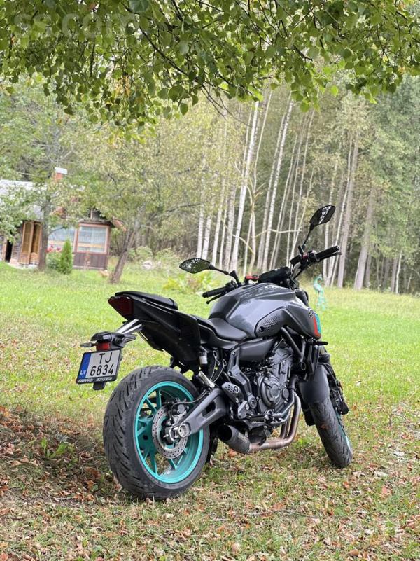Yamaha MT 07 2022 in Daugavpils, with an engine capacity of 0.70 L and mileage of 0 thousand km for 6400 €, photo 6 on AUTOMOTO.COM.LV