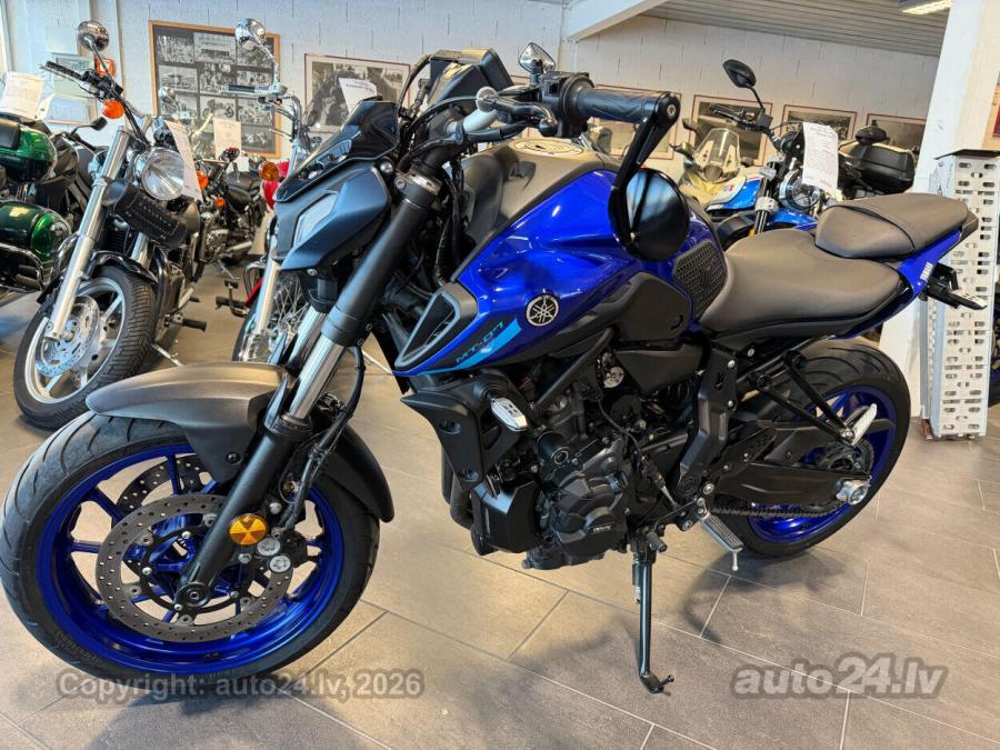 Yamaha MT 07 2023 in Tallinn, with an engine capacity of 0.69 L and mileage of 13 thousand km for 6990 €, photo 12 on AUTOMOTO.COM.LV
