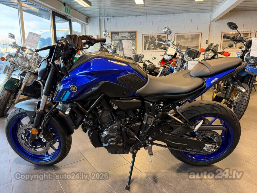 Yamaha MT 07 2023 in Tallinn, with an engine capacity of 0.69 L and mileage of 13 thousand km for 6990 €, photo 13 on AUTOMOTO.COM.LV