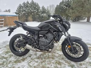 Yamaha MT 07 2023 Kazlų Rūda, ar dzinēja tilpumu 0.70 L un nobraukumu 3 tūkst. km par 6300 €, foto  vietnē AUTOMOTO.COM.LV