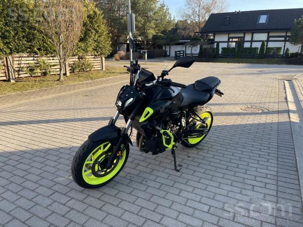 Yamaha MT 07 2023 in Riga, with an engine capacity of 0.69 L and mileage of 0 thousand km for 7200 €, photo 1 on AUTOMOTO.COM.LV