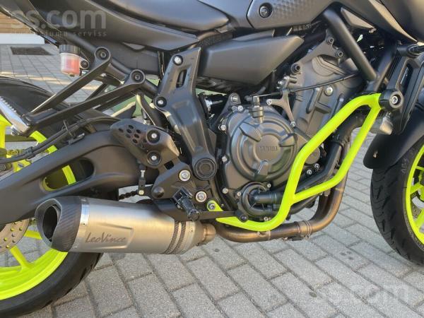 Yamaha MT 07 2023 in Riga, with an engine capacity of 0.69 L and mileage of 0 thousand km for 7200 €, photo 5 on AUTOMOTO.COM.LV
