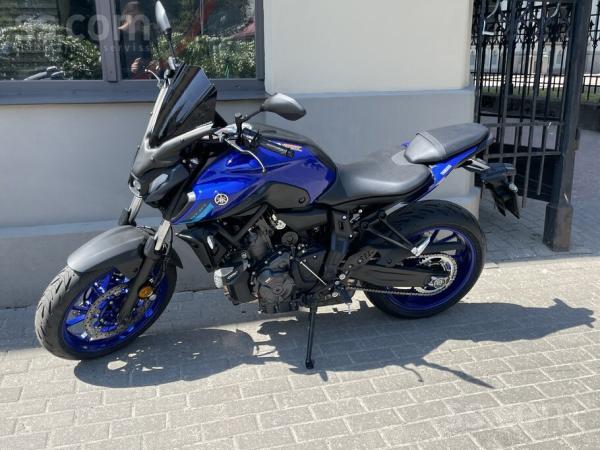 Yamaha MT 07 2023 in Riga, with an engine capacity of 0.69 L and mileage of 0 thousand km for 6400 €, photo 1 on AUTOMOTO.COM.LV