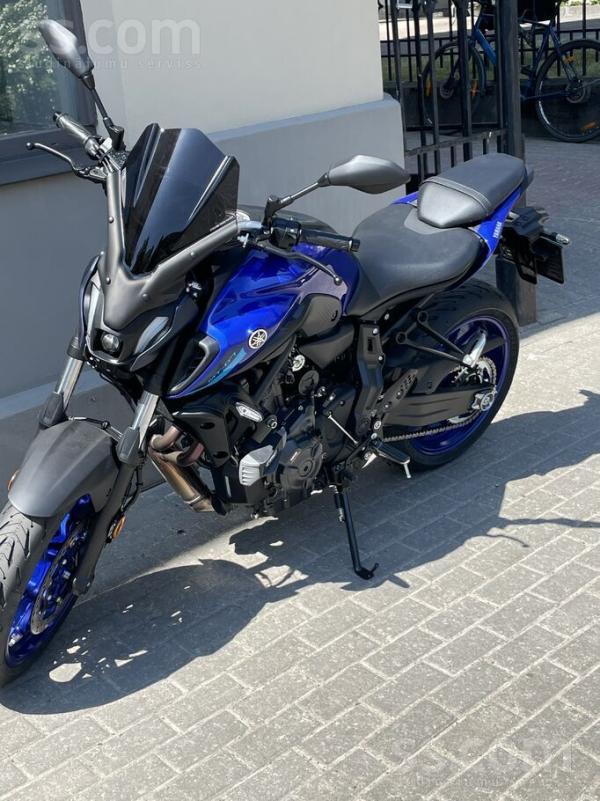 Yamaha MT 07 2023 in Riga, with an engine capacity of 0.69 L and mileage of 0 thousand km for 6400 €, photo 2 on AUTOMOTO.COM.LV