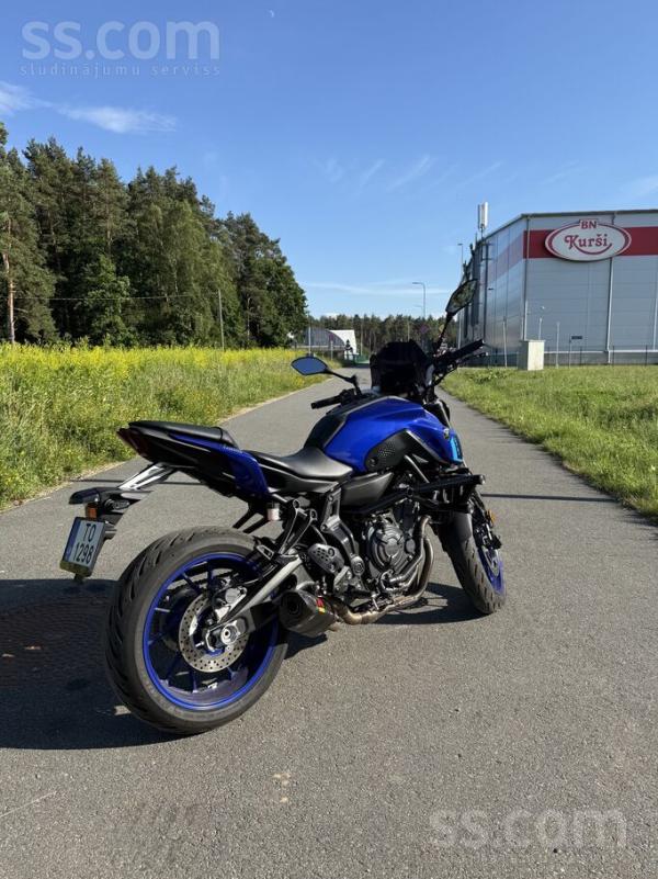 Yamaha MT 07 2023 Rīga, ar dzinēja tilpumu 0.70 L un nobraukumu 0 tūkst. km par 6700 €, foto 2 vietnē AUTOMOTO.COM.LV