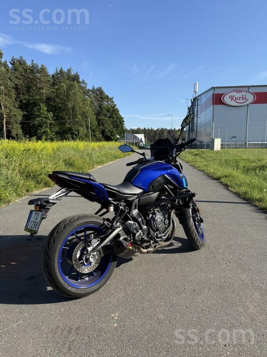 Yamaha MT 07 2023 in Riga, with an engine capacity of 0.70 L and mileage of 0 thousand km for 6700 €, photo 3 on AUTOMOTO.COM.LV