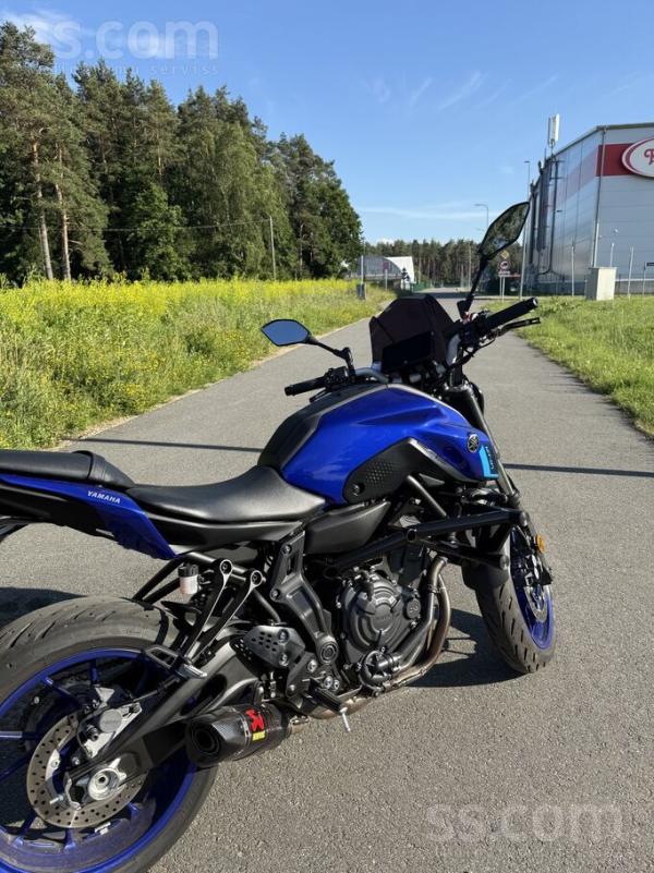 Yamaha MT 07 2023 in Riga, with an engine capacity of 0.70 L and mileage of 0 thousand km for 6700 €, photo 4 on AUTOMOTO.COM.LV