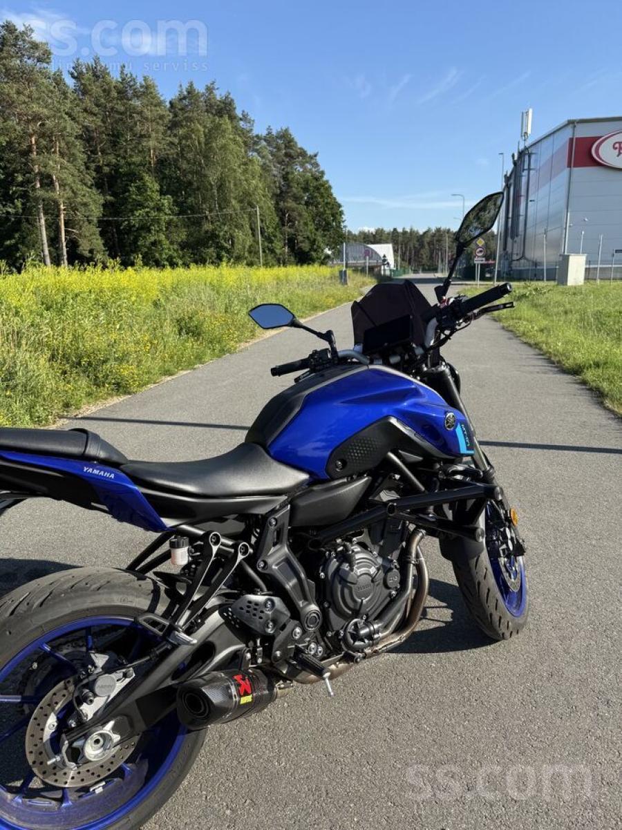 Yamaha MT 07 2023 in Riga, with an engine capacity of 0.70 L and mileage of 0 thousand km for 6700 €, photo 5 on AUTOMOTO.COM.LV