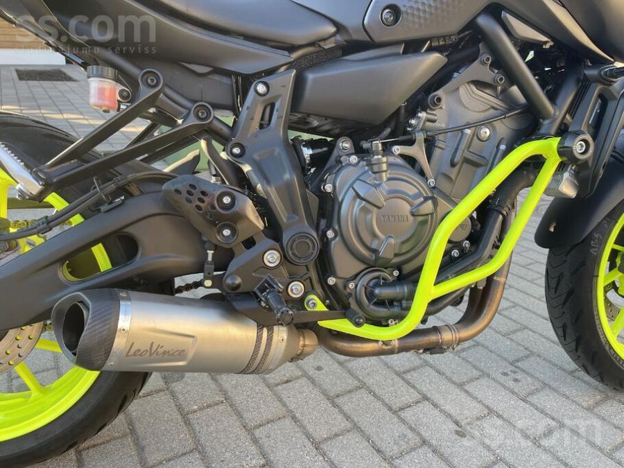 Yamaha MT 07 2023 in Riga, with an engine capacity of 0.69 L and mileage of 0 thousand km for 7200 €, photo 6 on AUTOMOTO.COM.LV