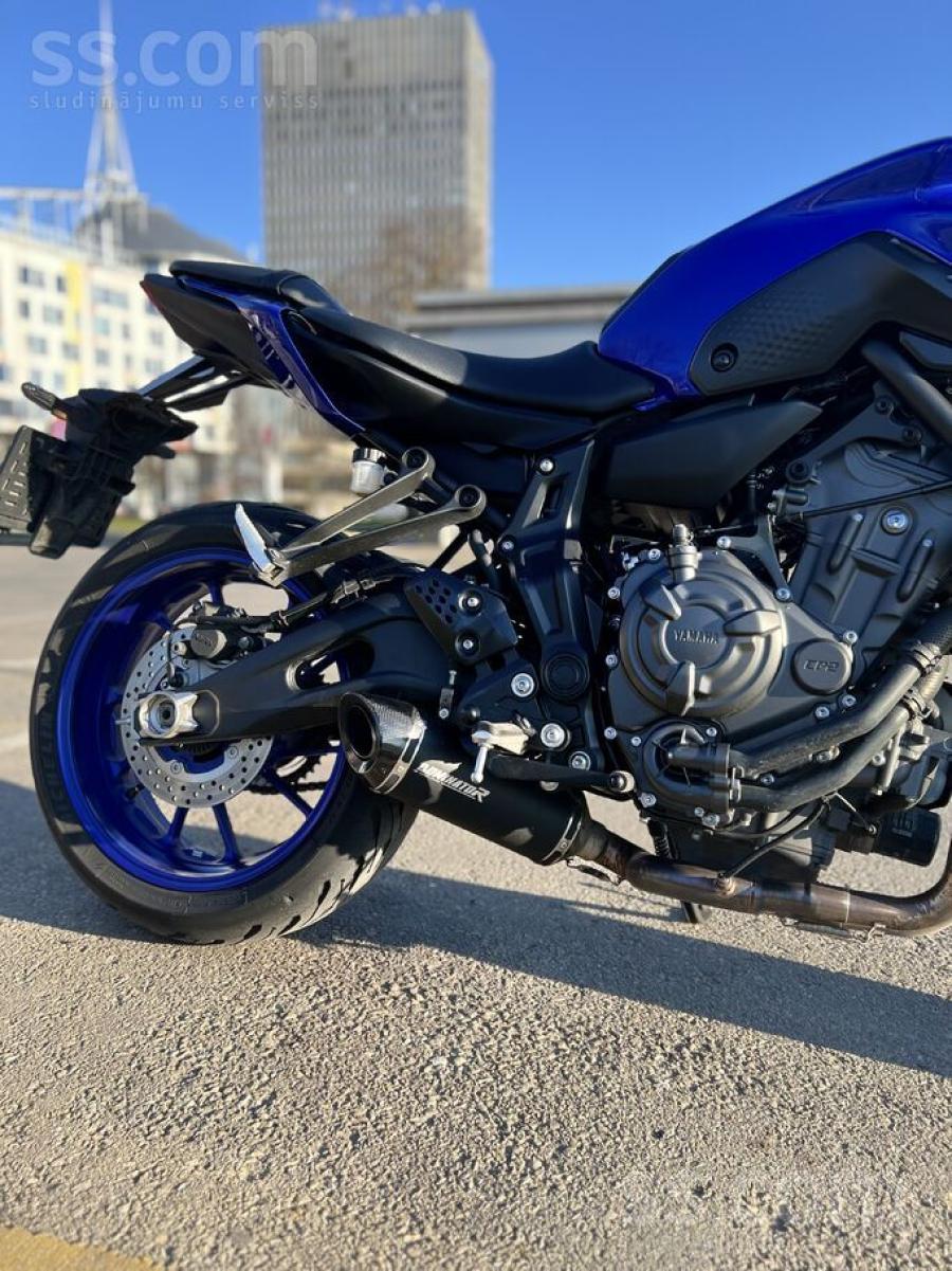 Yamaha MT 07 2023 in Riga, with an engine capacity of 0.69 L and mileage of 0 thousand km for 6000 €, photo 8 on AUTOMOTO.COM.LV