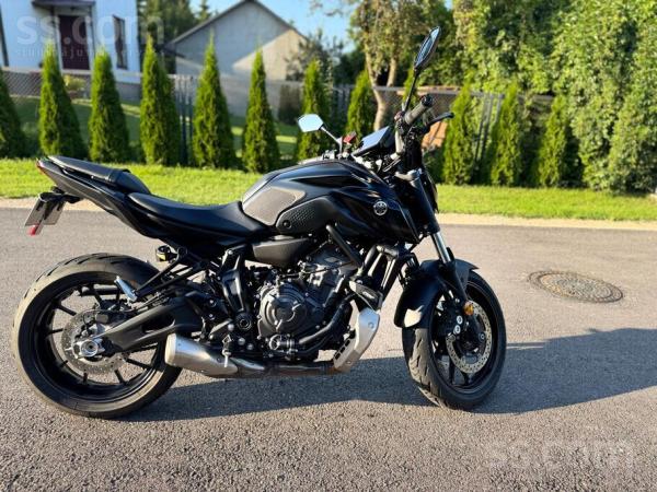 Yamaha MT 07 2023 in Riga, with an engine capacity of 0.69 L and mileage of 0 thousand km for 6400 €, photo 1 on AUTOMOTO.COM.LV