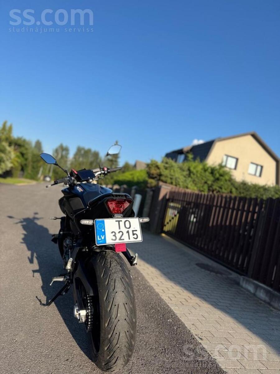 Yamaha MT 07 2023 in Riga, with an engine capacity of 0.69 L and mileage of 0 thousand km for 6400 €, photo 8 on AUTOMOTO.COM.LV