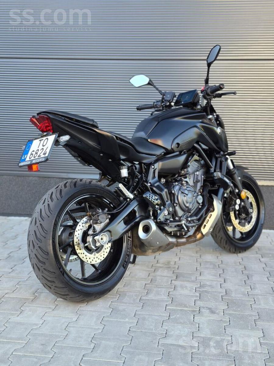 Yamaha MT 07 2024 in Riga, with an engine capacity of 0.69 L and mileage of 0 thousand km for 6000 €, photo 5 on AUTOMOTO.COM.LV