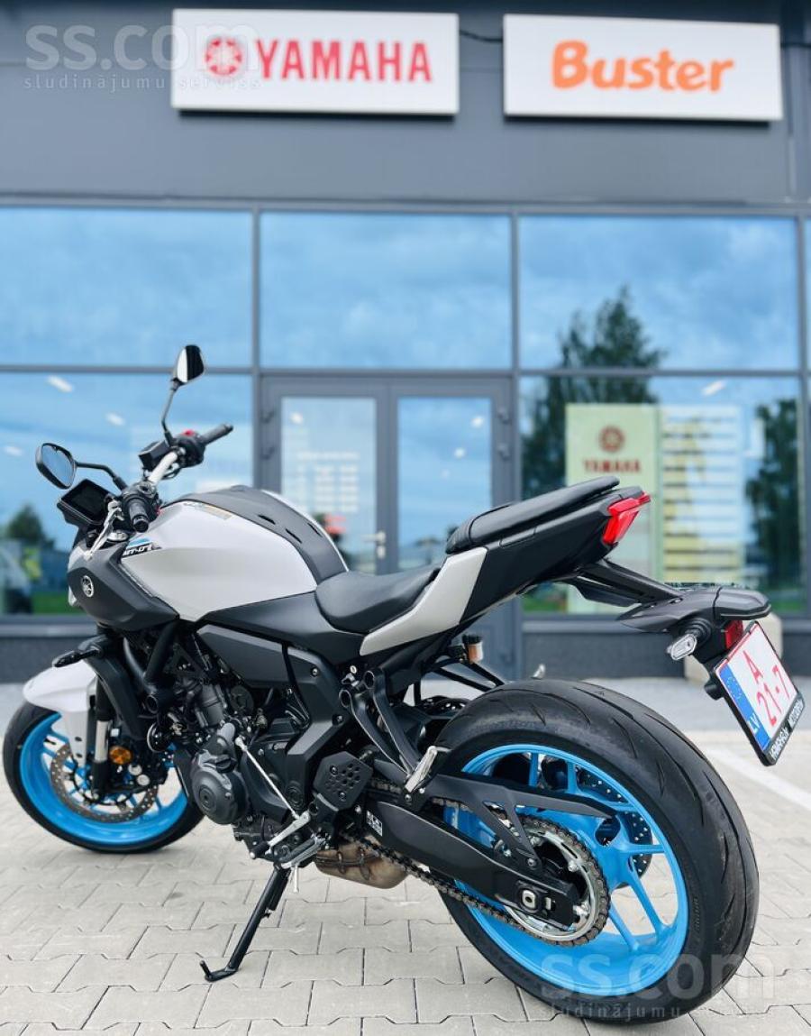 Yamaha MT 07 2026 in Riga, with an engine capacity of 0.69 L and mileage of 0 thousand km for 7100 €, photo 9 on AUTOMOTO.COM.LV