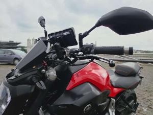 Red Yamaha MT 07 2014 in Kaunas, with an engine capacity of 0.00 L and mileage of 39 thousand km for 4150 €, photo 12 on AUTOMOTO.COM.LV