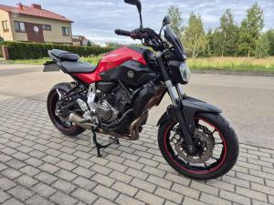 Red Yamaha MT 07 2014 in Kelme, with an engine capacity of 0.70 L and mileage of 36 thousand km for 3800 €, photo  on AUTOMOTO.COM.LV