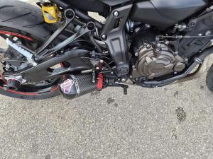 Sarkans Yamaha MT 07 2018 Kazlų Rūda, ar dzinēja tilpumu 0.69 L un nobraukumu 18 tūkst. km par 5000 €, foto 13 vietnē AUTOMOTO.COM.LV