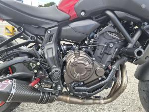 Sarkans Yamaha MT 07 2018 Kazlų Rūda, ar dzinēja tilpumu 0.69 L un nobraukumu 18 tūkst. km par 5000 €, foto 14 vietnē AUTOMOTO.COM.LV