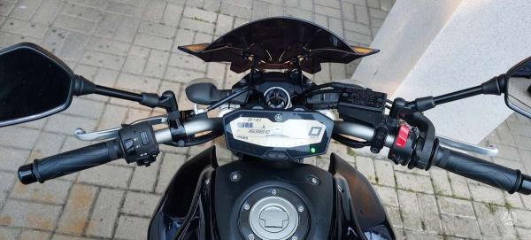 Violet Yamaha MT 07 2014 in Vilnius, with an engine capacity of 0.69 L and mileage of 17 thousand km for 4600 €, photo 5 on AUTOMOTO.COM.LV
