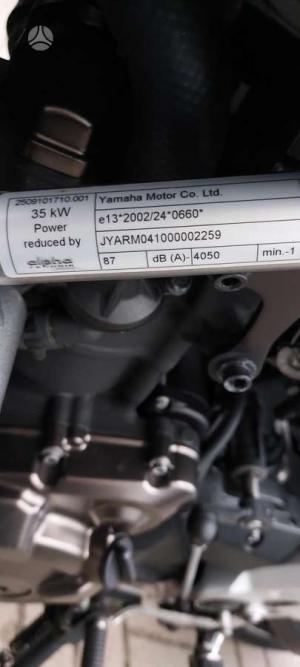 Violet Yamaha MT 07 2014 in Vilnius, with an engine capacity of 0.69 L and mileage of 17 thousand km for 4600 €, photo 8 on AUTOMOTO.COM.LV